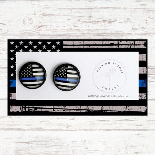 Police Earrings - Etsy
