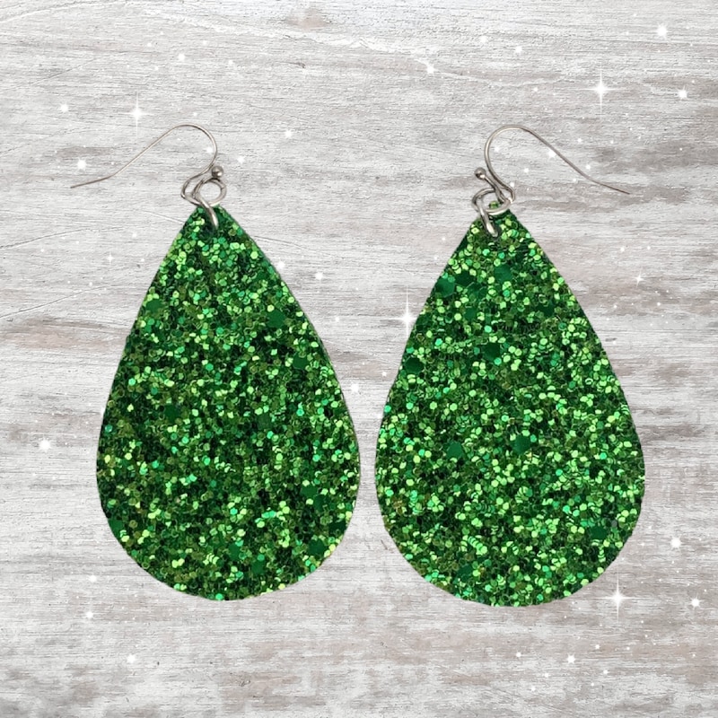 Green Teardrop - Etsy
