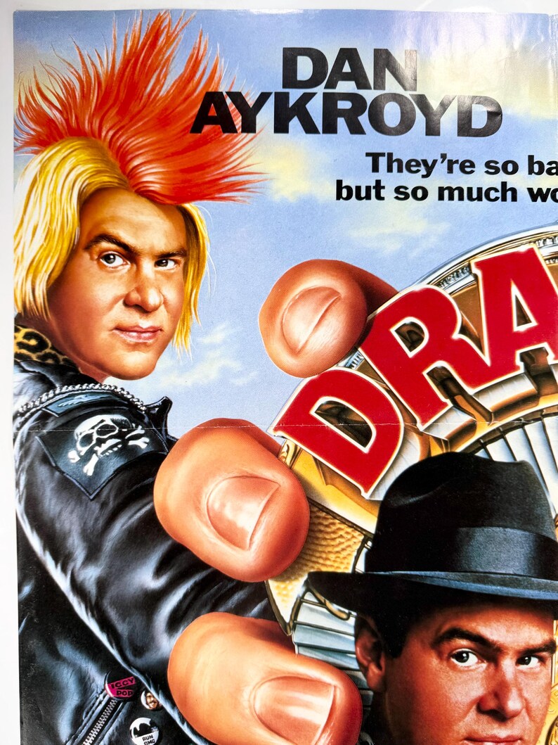 1987 Tom Hanks Dan Aykroyd DRAGNET Original Vintage 1 One Sheet Movie ...