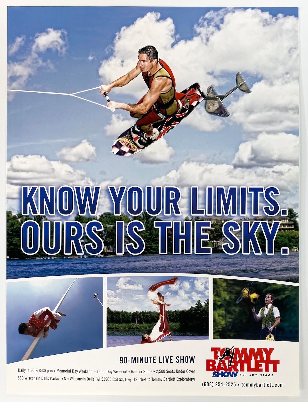 Poster #3 Tommy Bartlett Water Ski Sky Stage Thrill Show Wisconsin ...