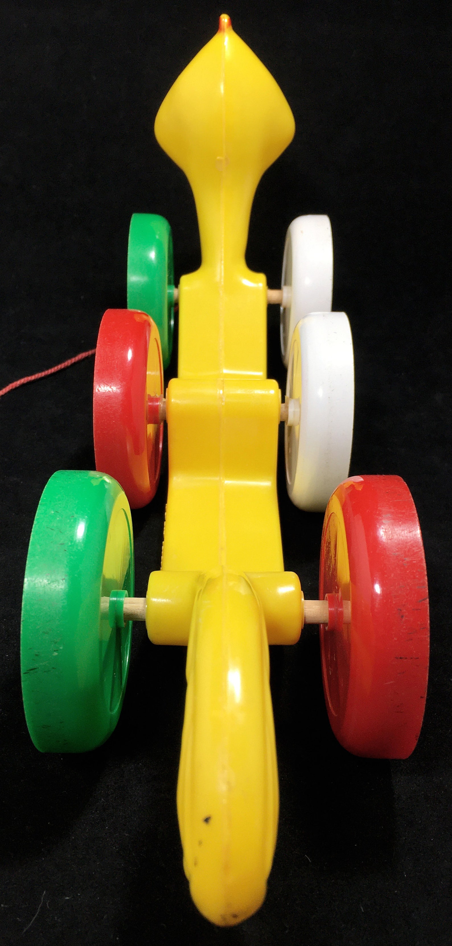 KUSAN Vintage Child's Plastic Pull Toy ROOSTER CHICKEN on | Etsy