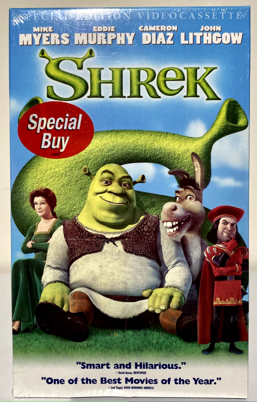 Shrek VHS 2001 New Sealed Watermark Special Edition Big - Etsy