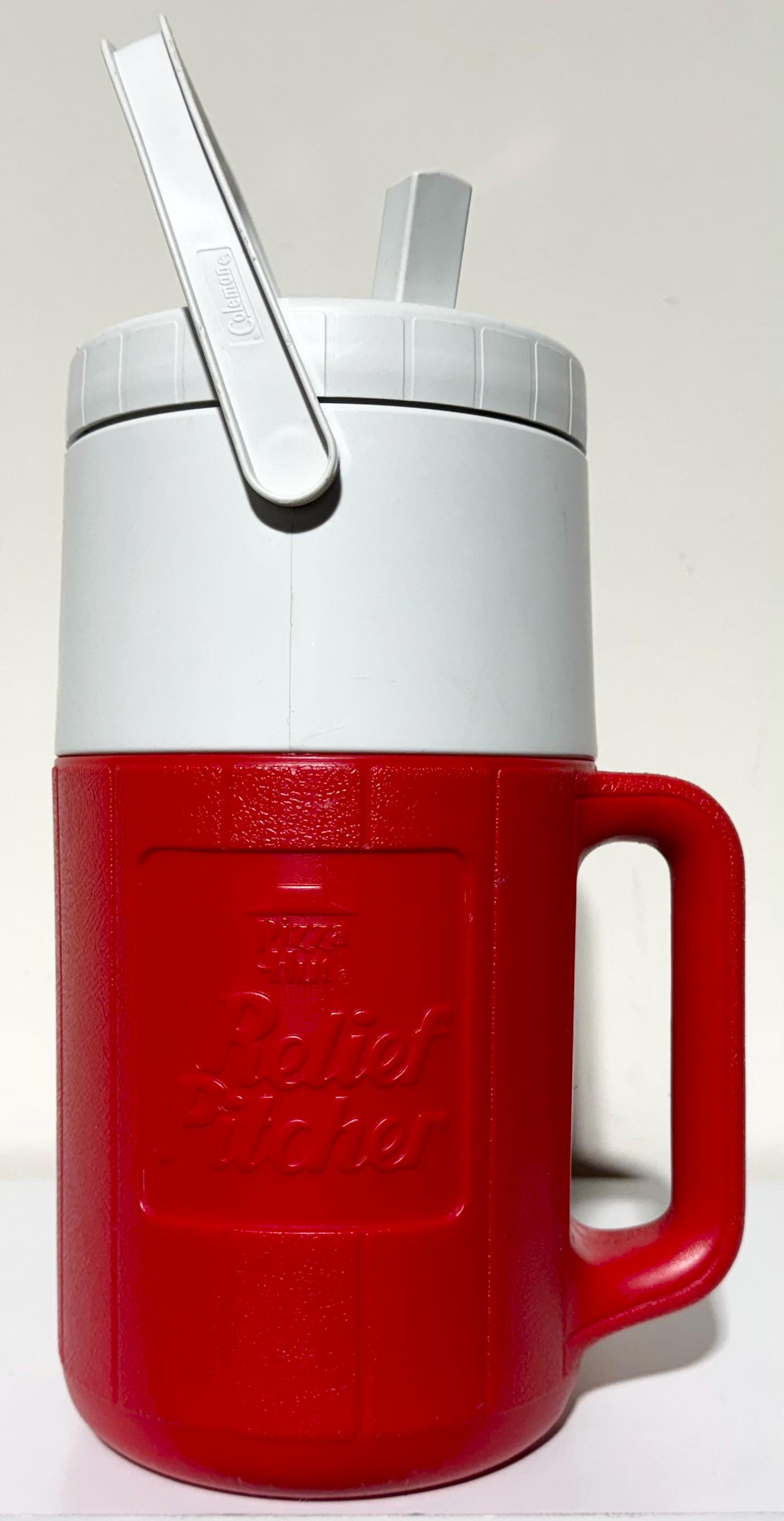 Vintage Coleman #5580 Pizza Hut Pepsi Relief Pitcher 1/2 Gallon Jug ...