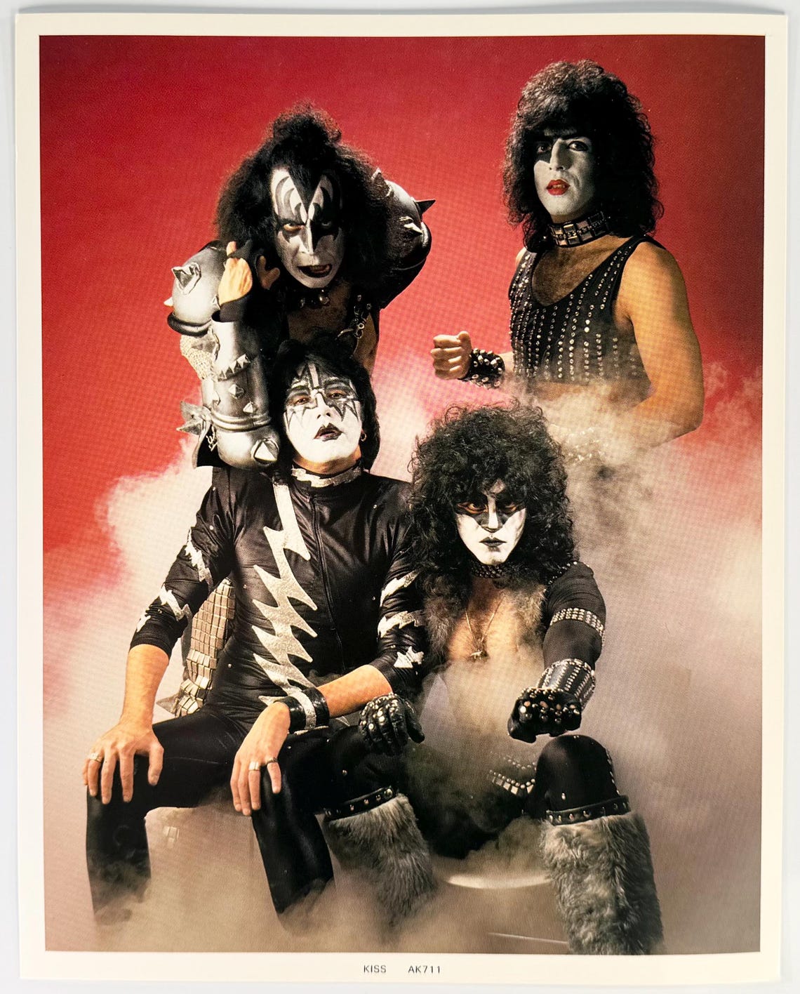 1984 KISS Rock Band ANABAS England Original Press Print Creatures Eric ...