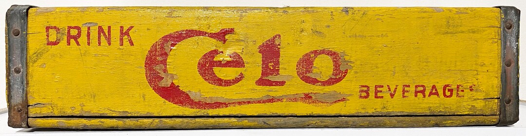 1930s Antique Vintage Wooden CELO Soda Crate From Wisconsin George ...