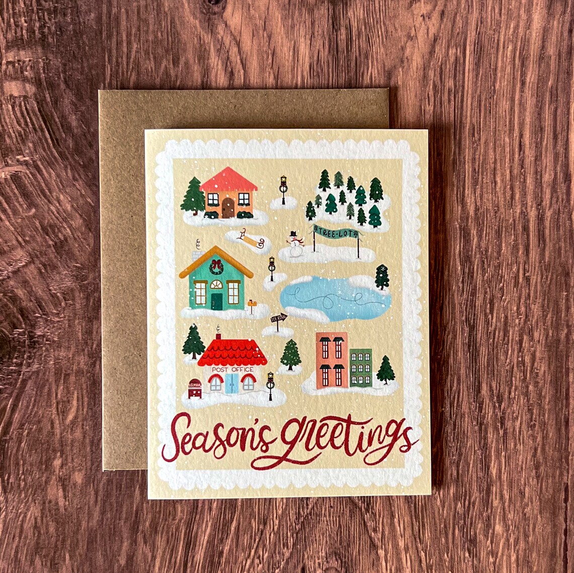 Season's Greetings Boxed Card Set of 8 | Christmas Card | Holiday ...