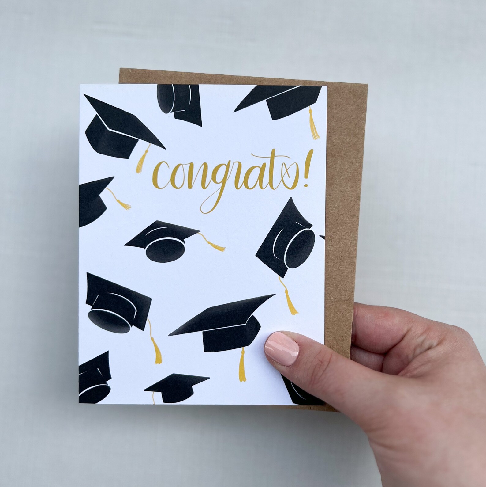 Congrats Motor Board Graduation Card Grad Card Card for - Etsy