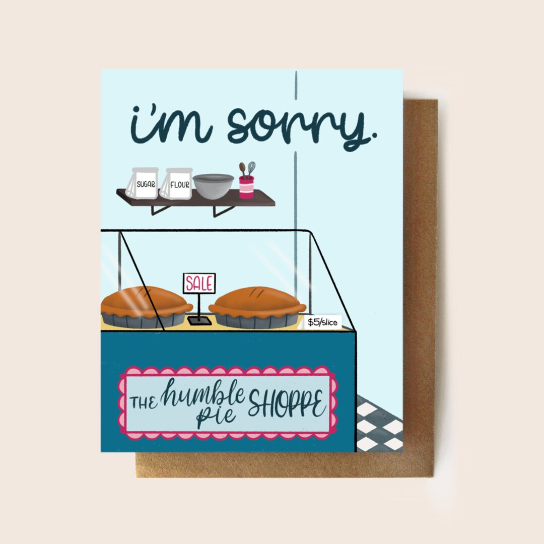 I'm Sorry Card | Handmade Card | Card for Friend | Apology Card ...