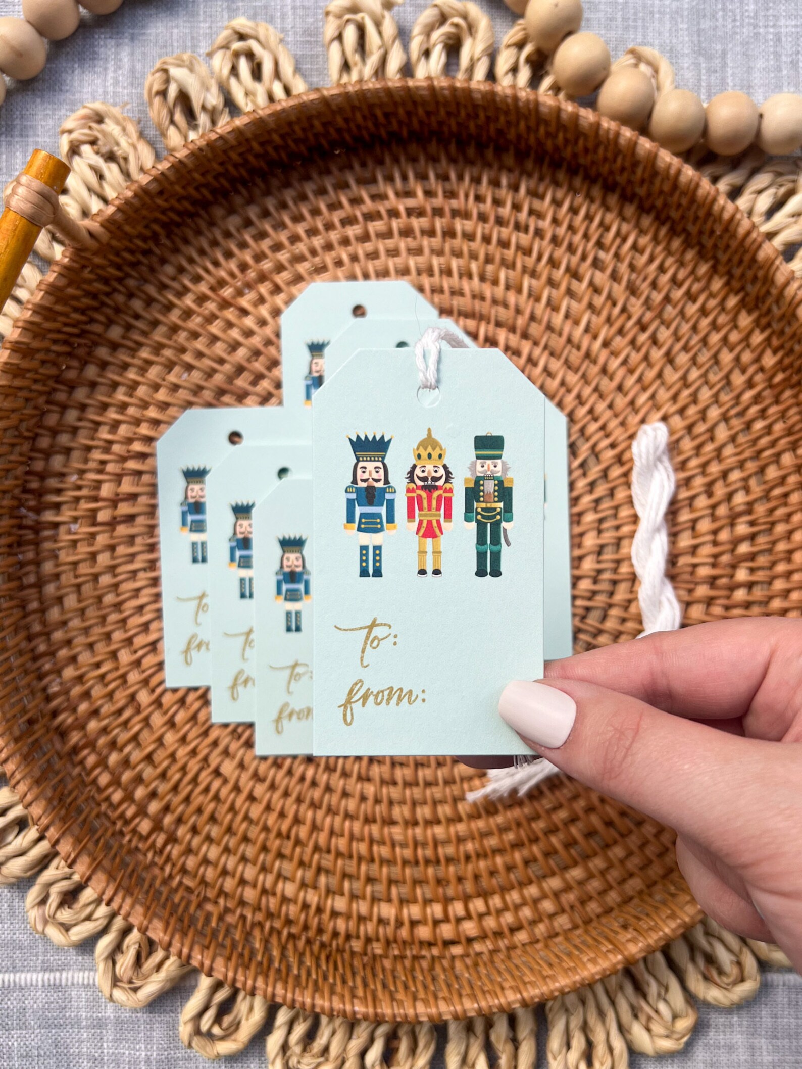 Nutcracker Christmas Gift Tags SET of 8 Set of Gift Tags - Etsy