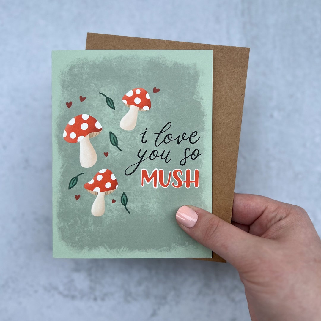 I Love You so Mush Valentine's Day Card | Love Notes | Greeting Card ...