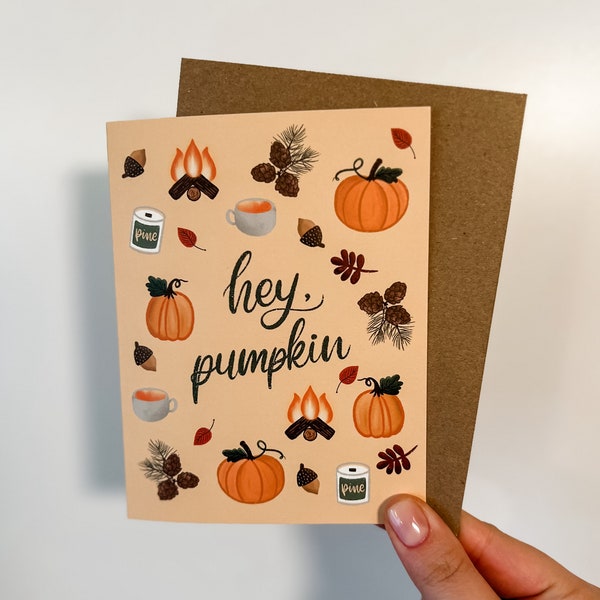 Fall Greeting Card - Etsy
