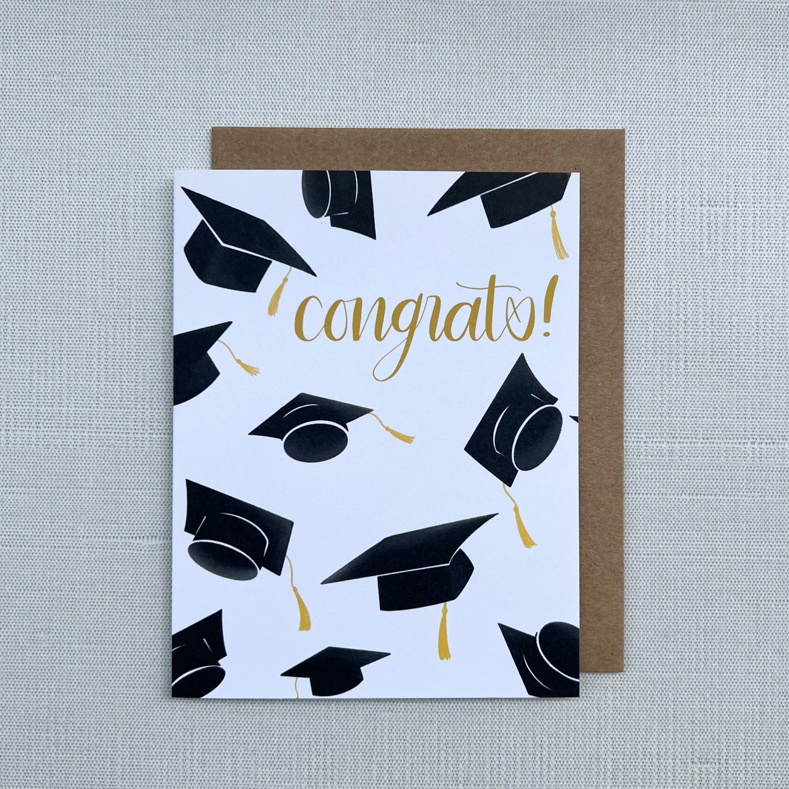 Congrats Motor Board Graduation Card Grad Card Card for - Etsy