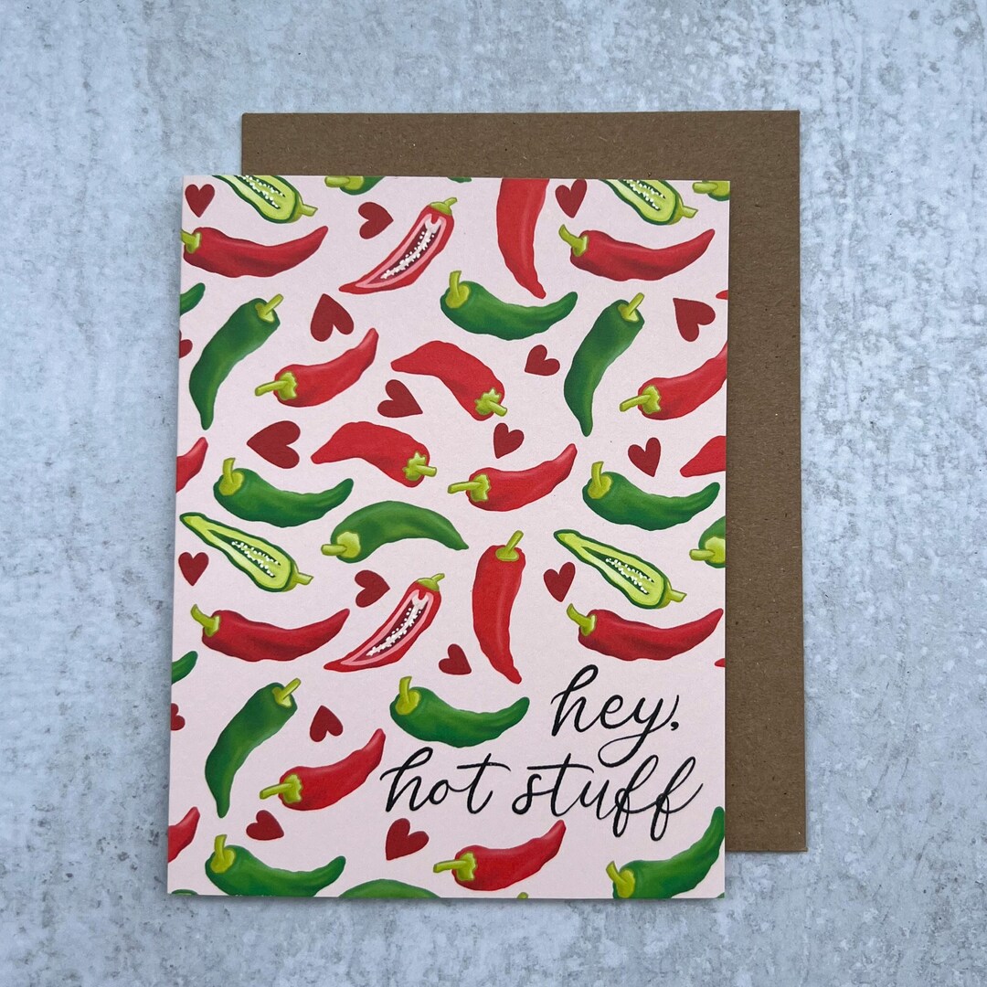 Hey, Hot Stuff Valentine's Day Card | Love Notes | Greeting Card ...