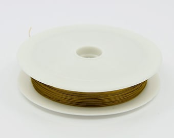 50 mètres de fil en acier inoxydable, grix inox, 0.45 mm FA01 - Etsy France