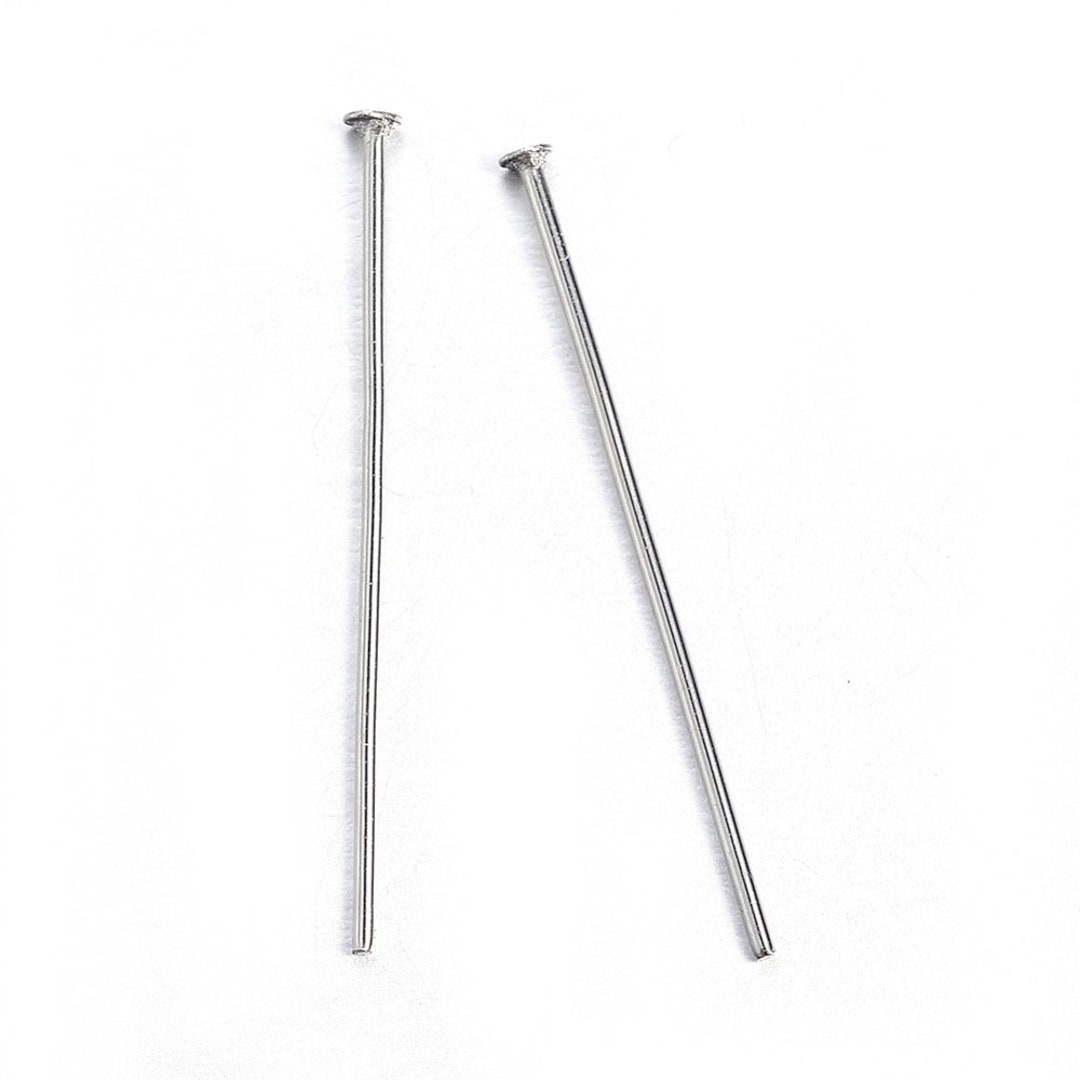 100 Nails of 3cm Flat Head Stainless Steel Rod 0.5 Mm Wire - Etsy