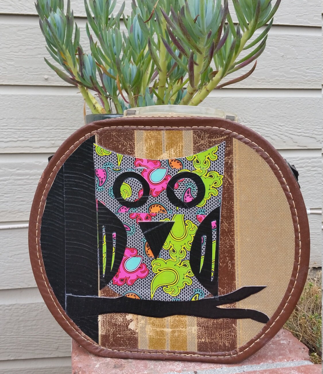 Bold & Fabulous: Upcycled Vintage Owl Case - Etsy