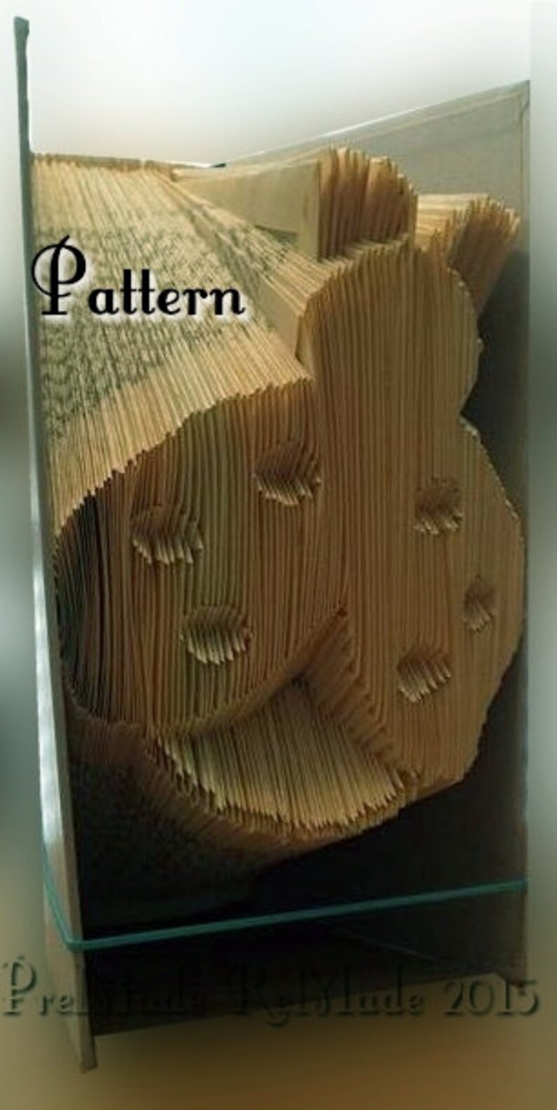 Ladybug Folded Book Art Pattern Instant Download - Etsy