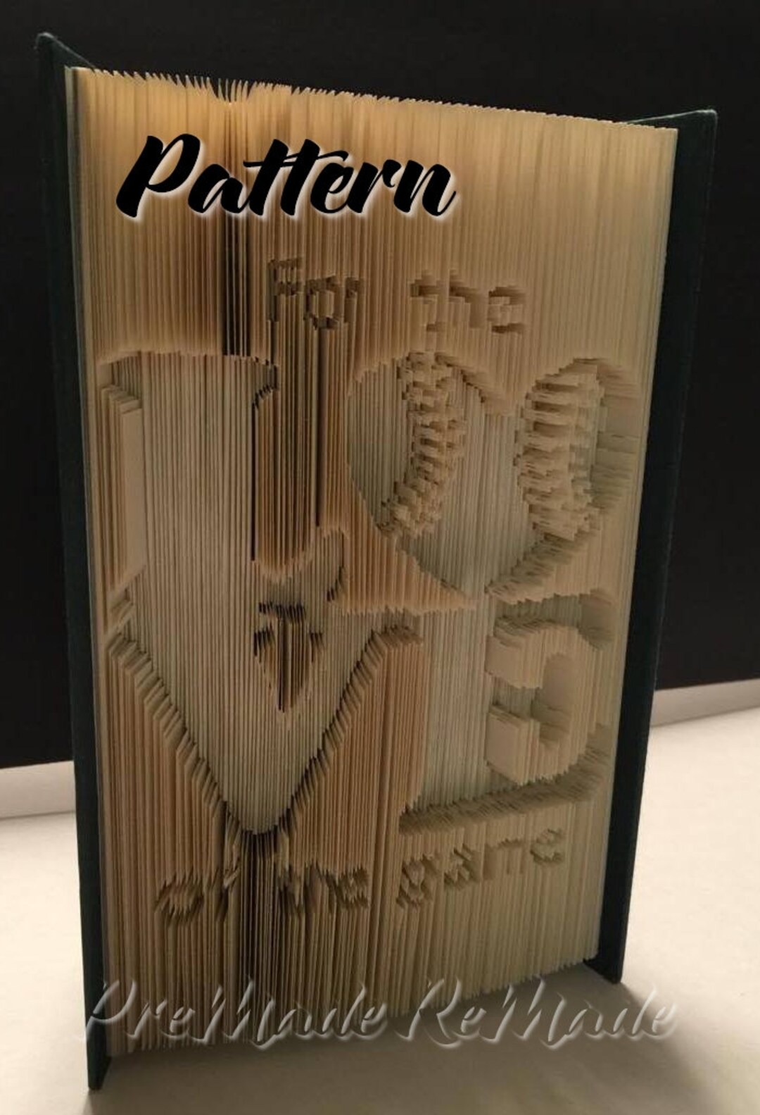 Baseball Folded Book Art Pattern: Measure Mark Cut (PDF Pattern) - Etsy