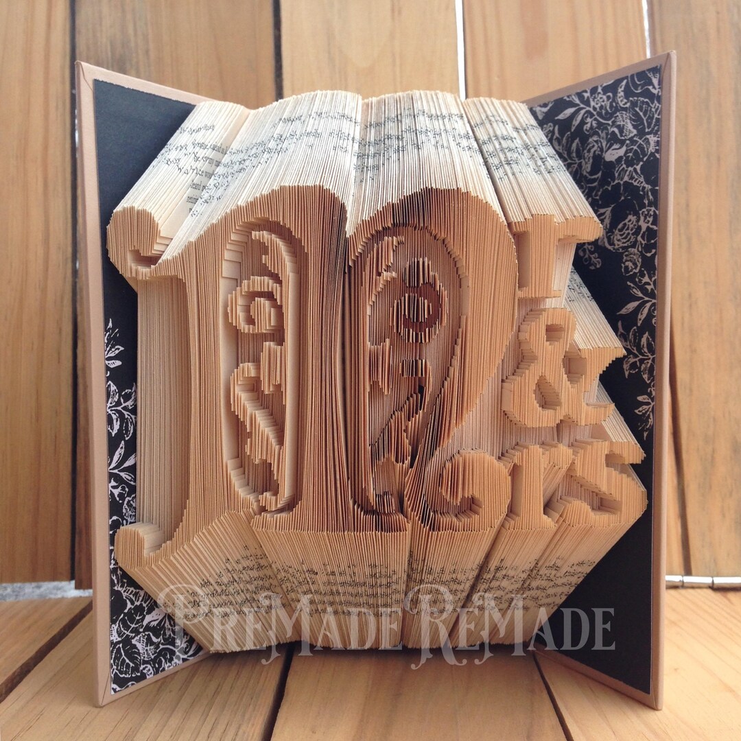Mr and Mrs, Mr and Mr, Mrs and Mrs Folded Book Art Wedding Gift Made to ...