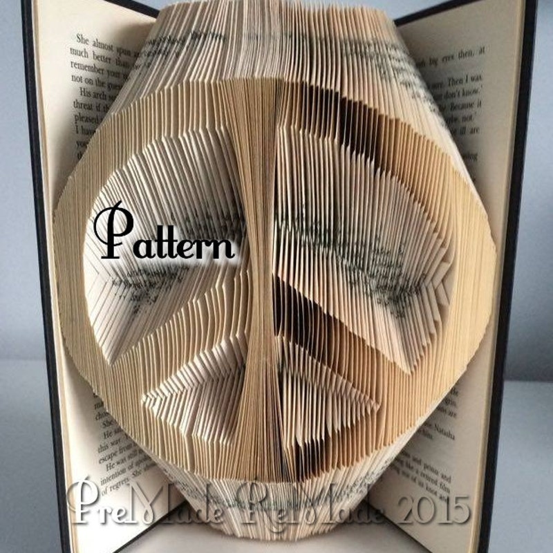 Folded Book Art Pattern - Etsy