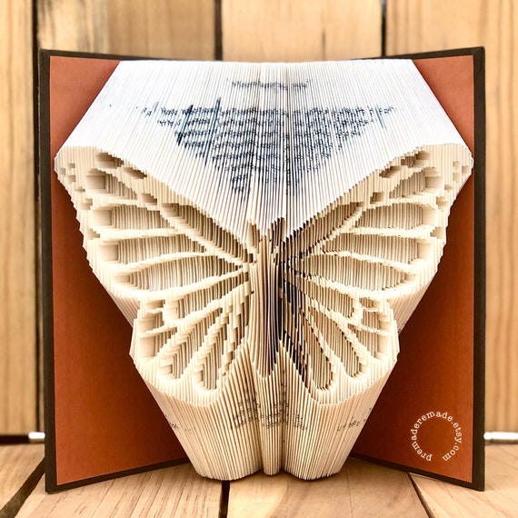 Monarch Butterfly Book Art Made to Order | Etsy