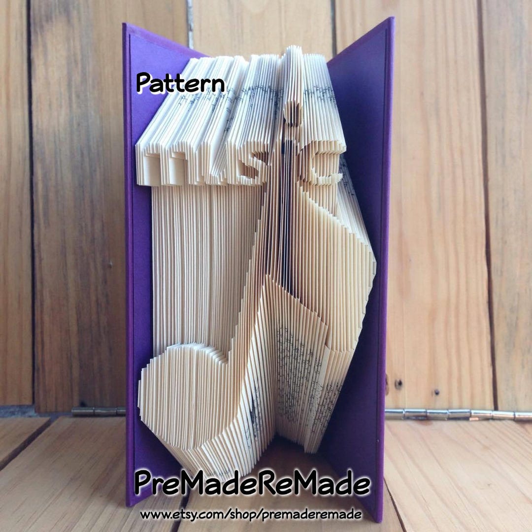 Music + Note - Folded Book Art Pattern - Combination Fold - Instant ...