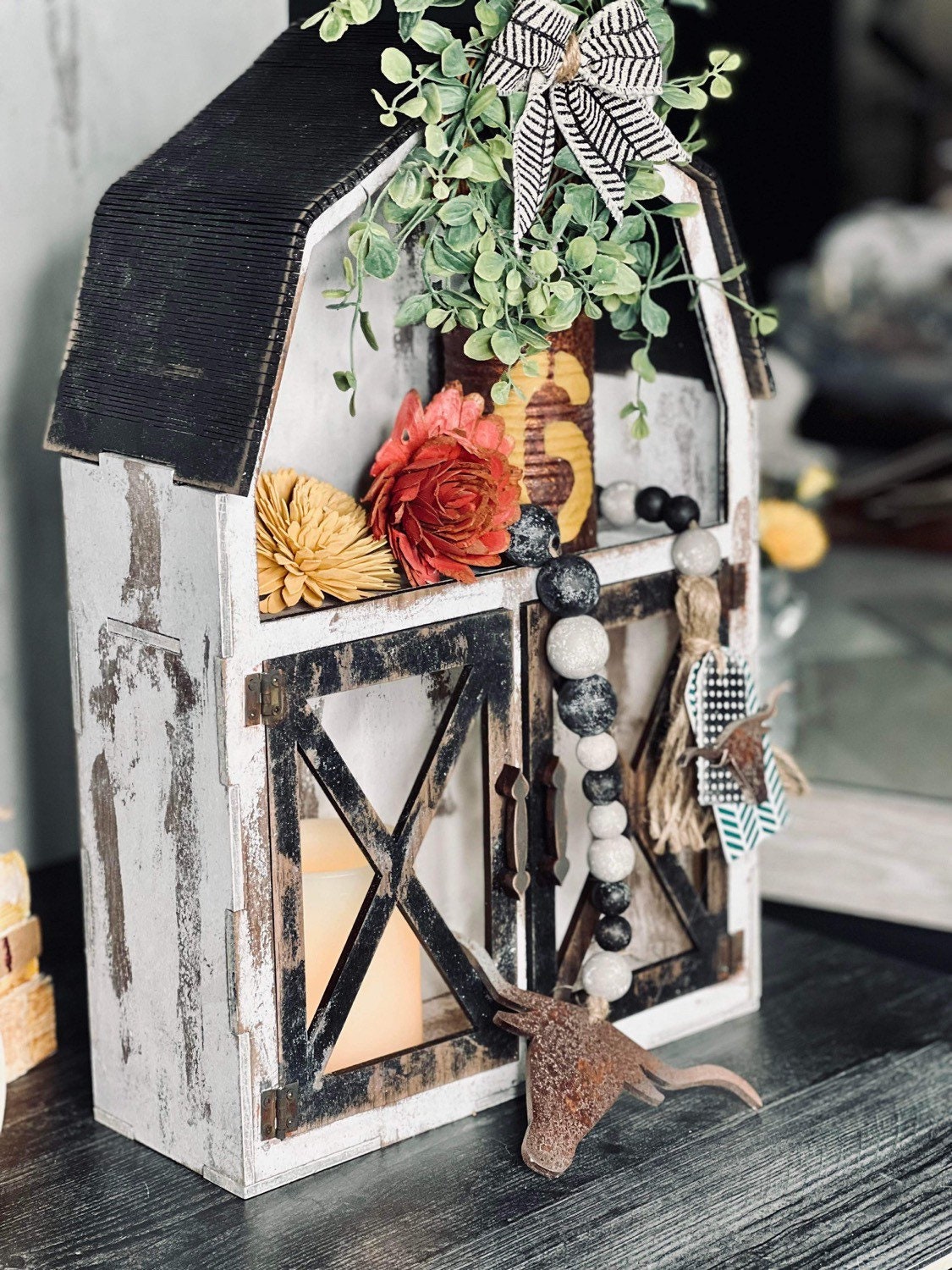 Farmhouse Style Barn Tray Laser Cut File_glowforge Ready_download Only ...