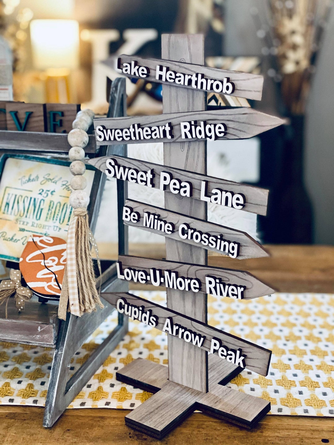 Interchangeable Farmhouse Direction and Sayings 16 Inch Sign. Bonus ...