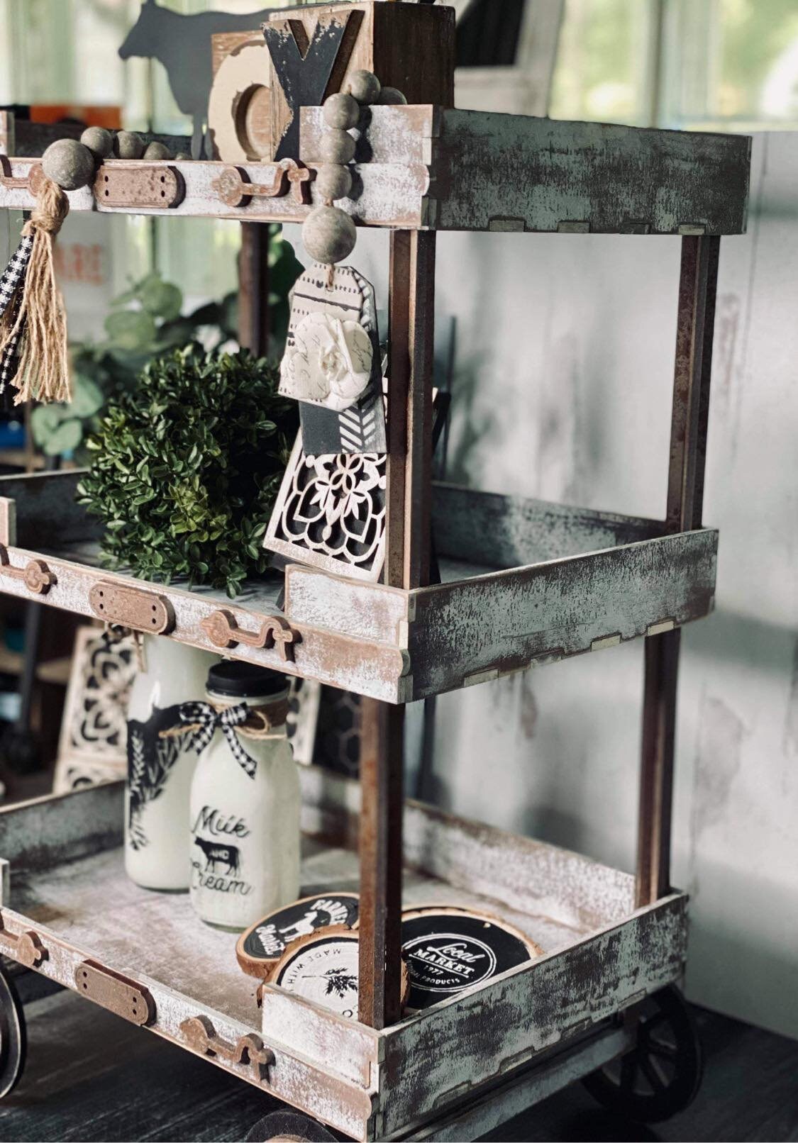 Farmhouse Cart_co2 Laser Svg File_glowforge Ready_digital - Etsy