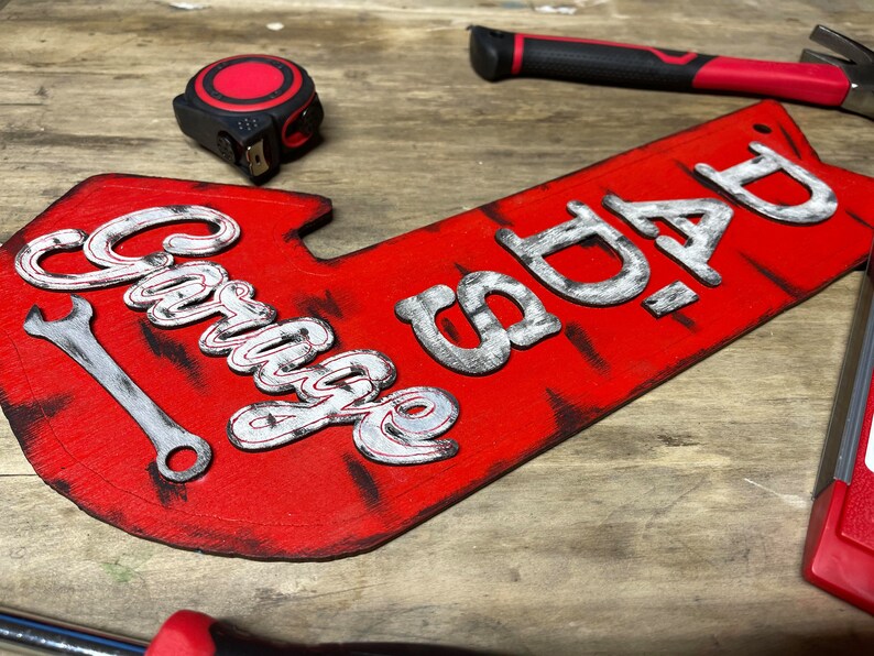 Dad's Garage Arrow Sign Laser Cut File SVG Glowforge - Etsy