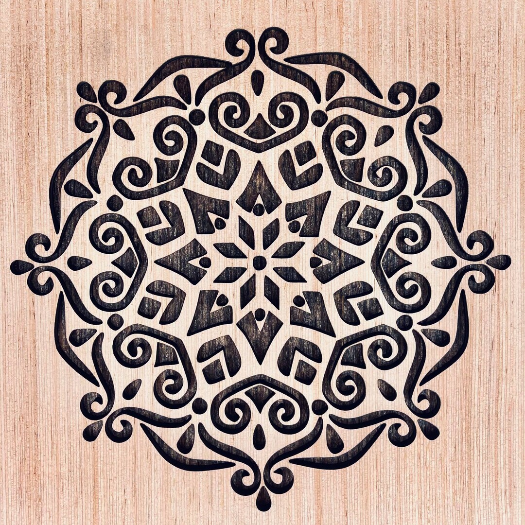 Spanish Tile 21_laser Cut File, SVG, Digital Download_glowforge Ready ...
