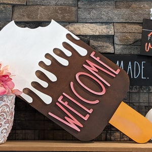 Popsicle_summer_welcome Sign, Door Hanger_digital Download_no Physical ...