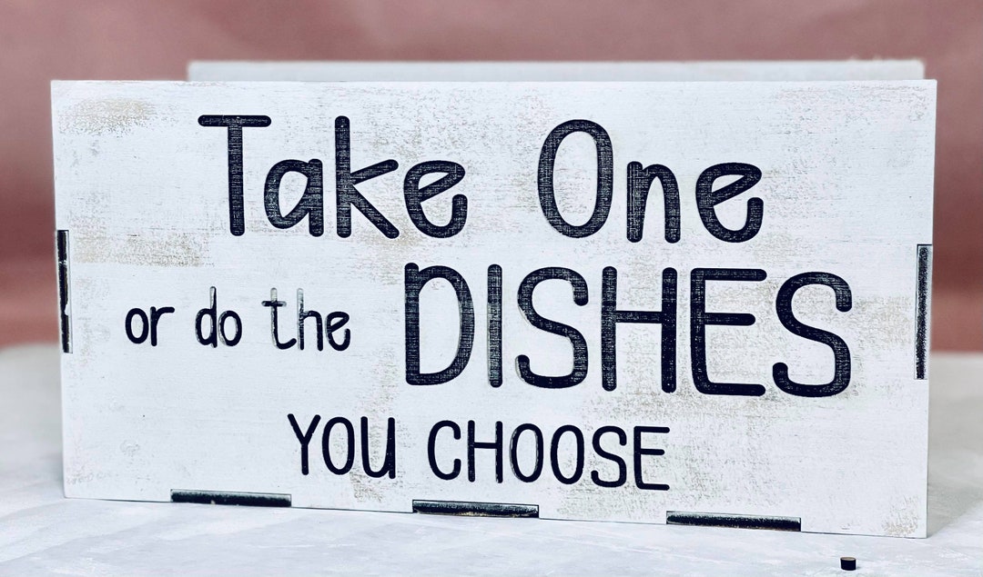 Take One Dishes Box_3 Different Material Thickness Sizes_laser Cut File ...