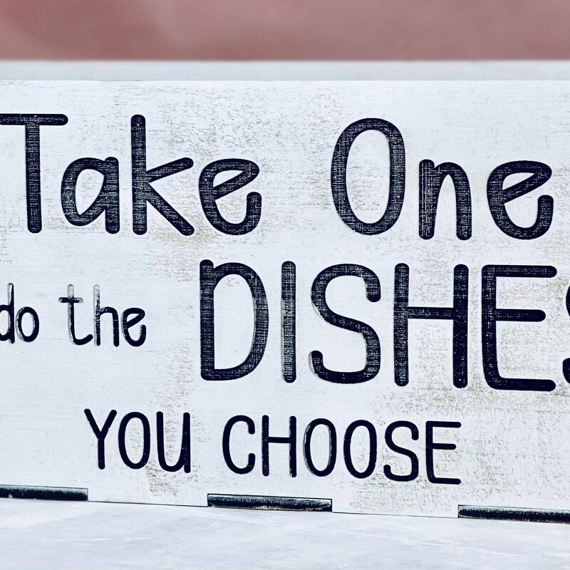 Wash Dishes Sign - Etsy