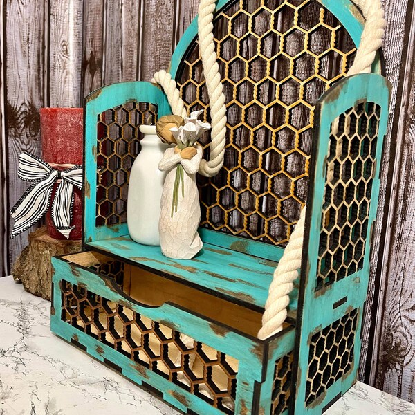 Shelf With Drawer Svg - Etsy