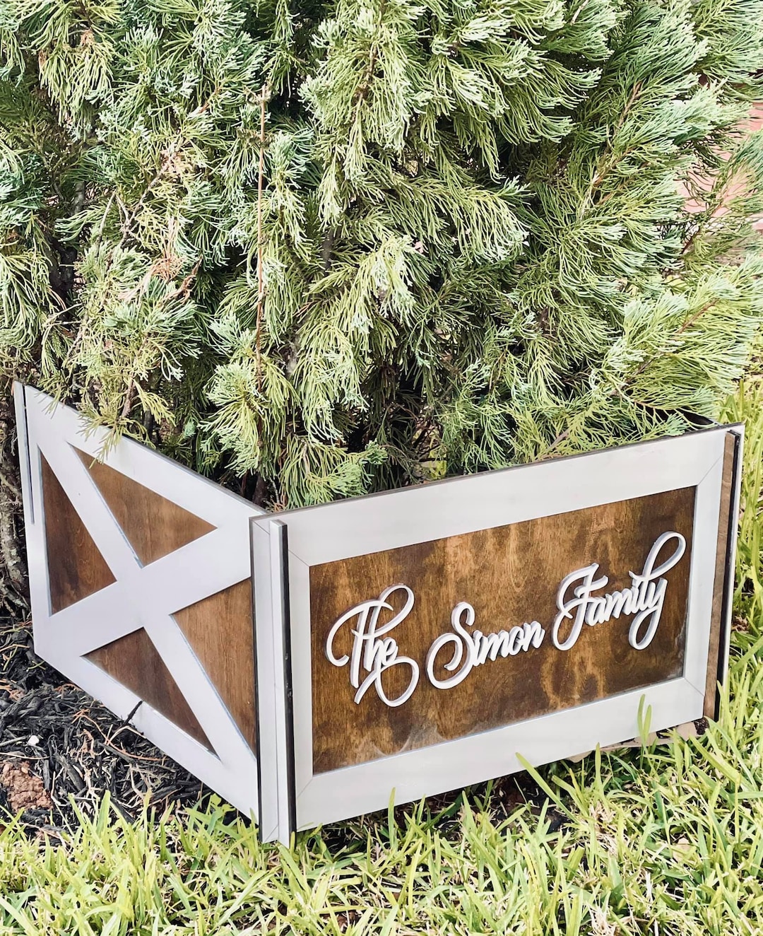 CHRISTMAS TREE SURROUND Box_12x20_laser Cut File_svg_digital File Only ...