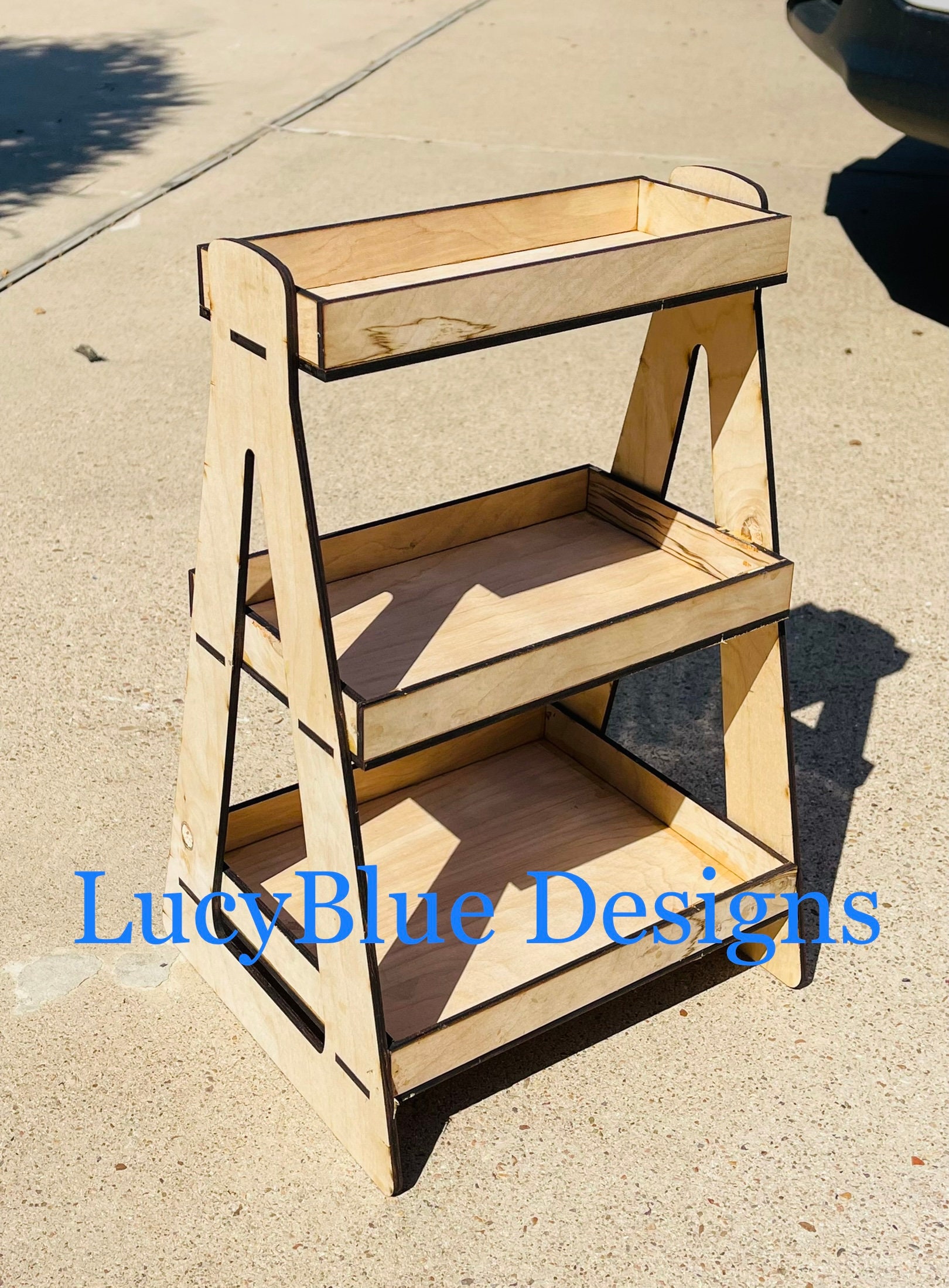 Tiered Tray_svg_laser_cut_file_4-tray Sizes 12 | Etsy