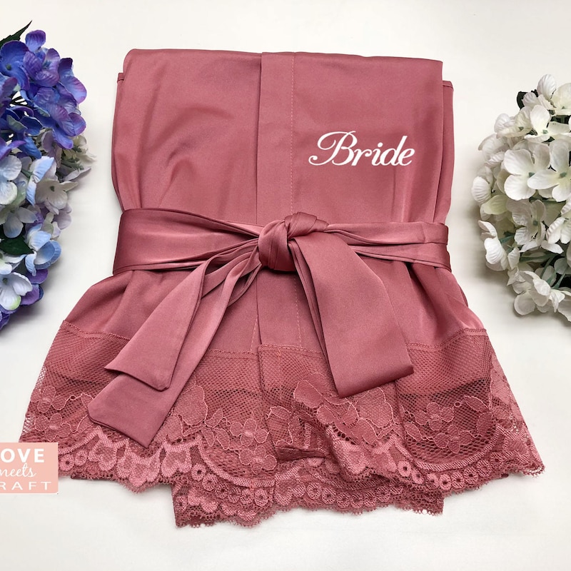 Dusty Rose Lace - Etsy