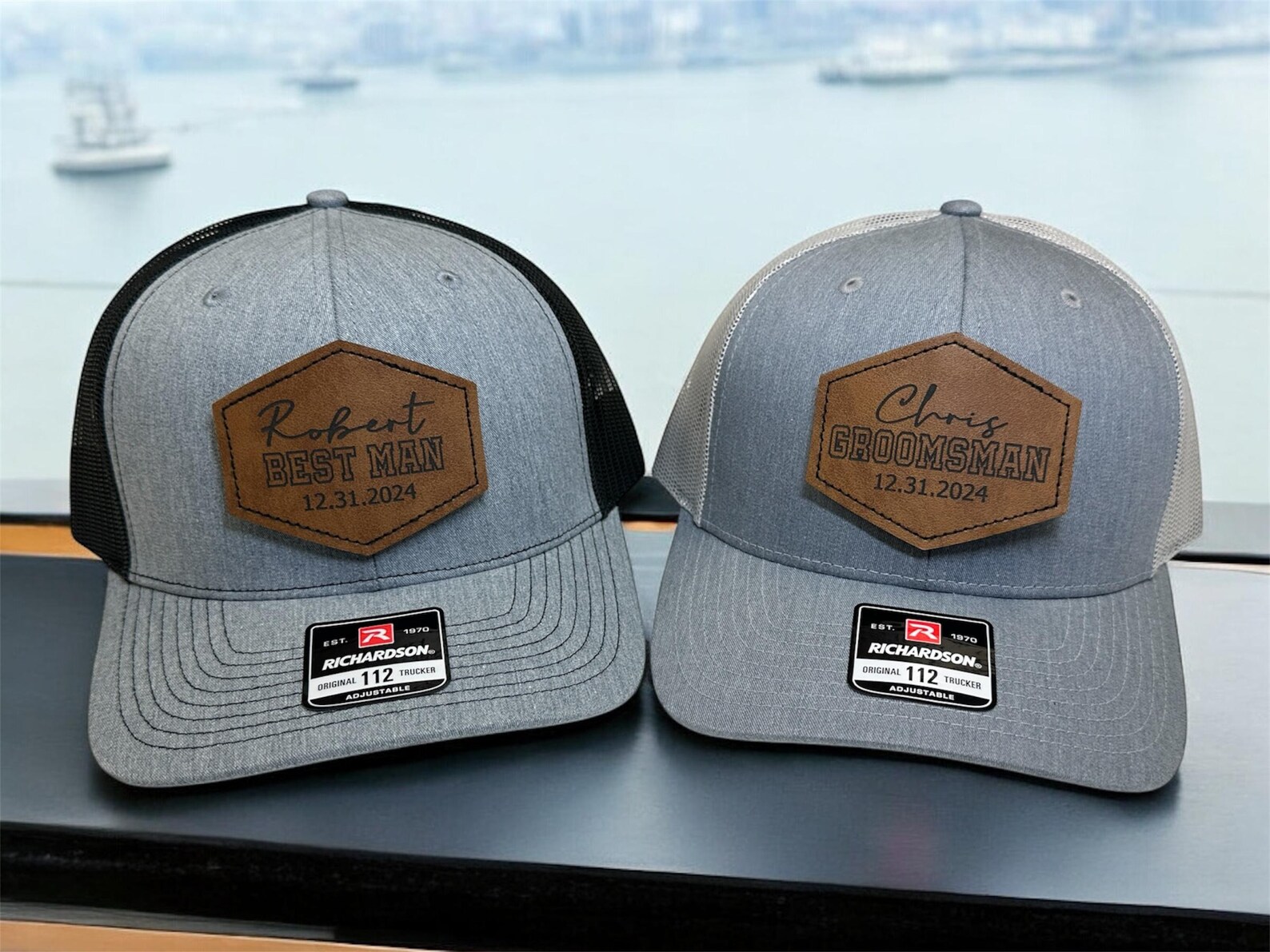 Personalized Hat Groomsmen Proposal Gifts Wedding Hat Custom Trucker ...