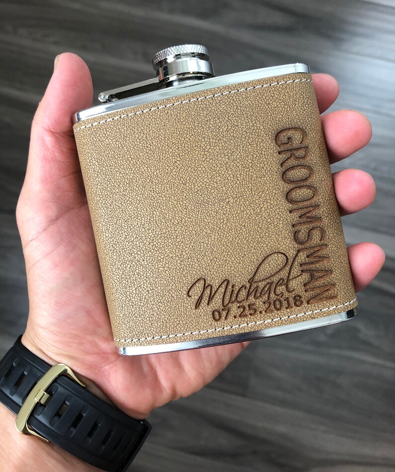Groomsmen Gift Flask Set Personalized Engraved Box Set Women - Etsy