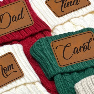 Personalize Stocking Custom Stocking Christmas Vinyl Stocking Engrave ...