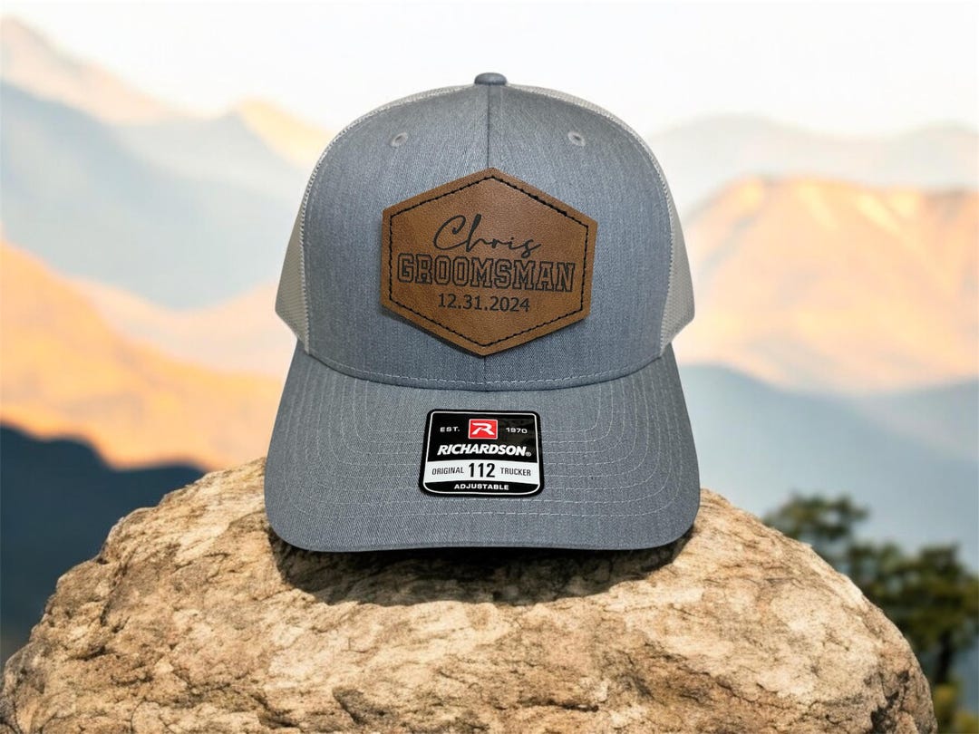 Custom Best Man Hats Groomsmen Proposal Personalized Trucker Hat Golf ...
