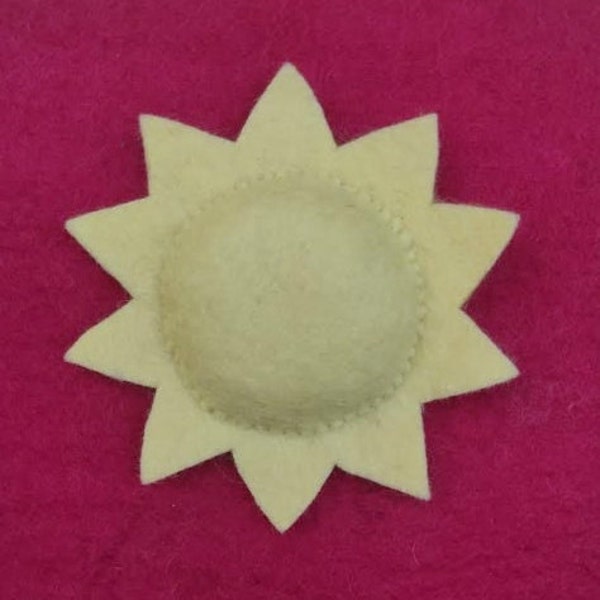 Felt Sun - Etsy
