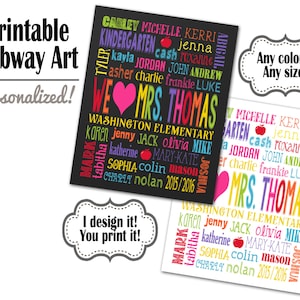 Teacher Christmas Gift ~ Printable Teacher Gift for Teacher Holiday ...