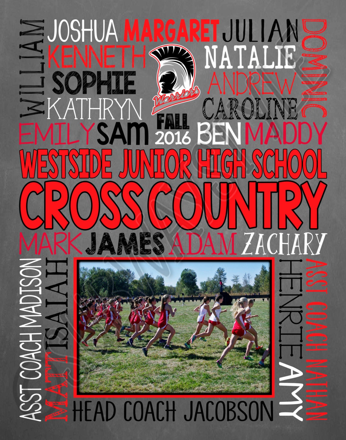 Cross Country Coach Gift Cross Country Team Gift - Etsy