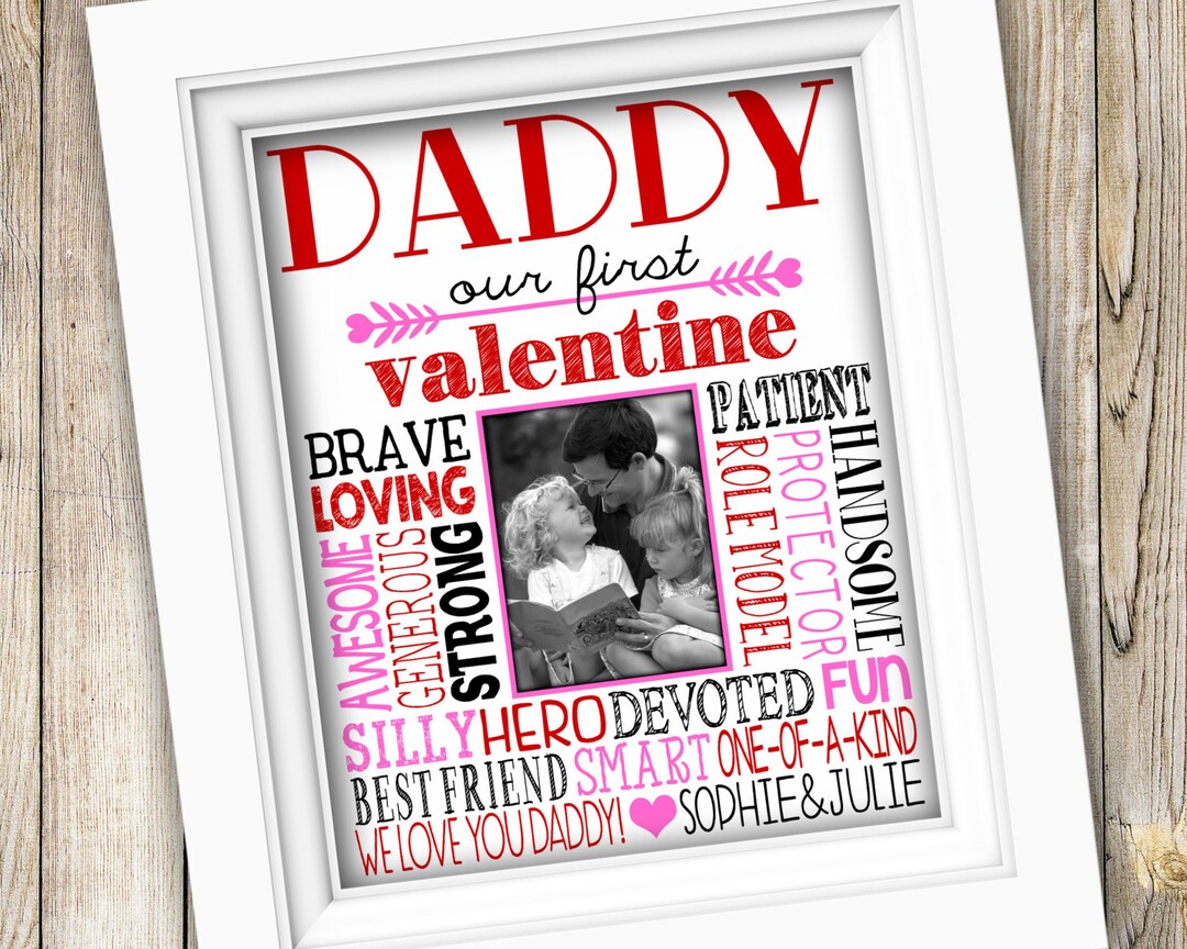 Valentine's Day Gift for Dad ~ Daddy Valentine's Day ~ Printable ...