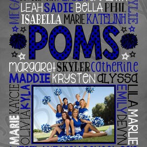 Poms Coach Gift ~ Poms Squad Gift ~ Poms Team Gift ~ Poms Gift ~ Poms ...