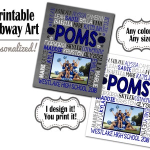 Poms Coach Gift ~ Poms Squad Gift ~ Poms Team Gift ~ Poms Gift ~ Poms ...