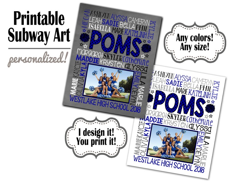 Poms Coach Gift Poms Squad Gift Poms Team Gift Poms Gift - Etsy