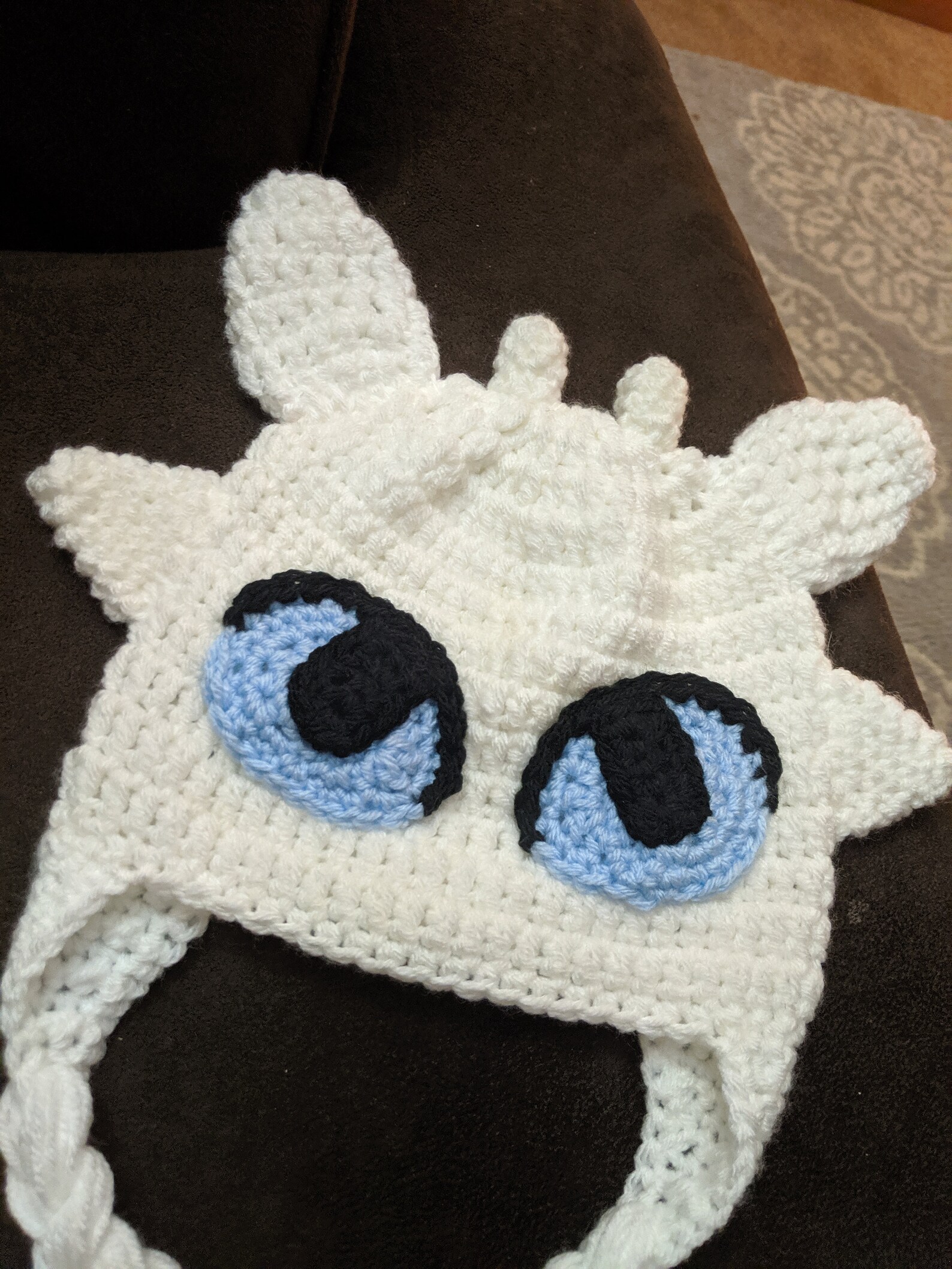 Crochet Light Fury Hat How to Train Your Dragon Inspired Hat | Etsy